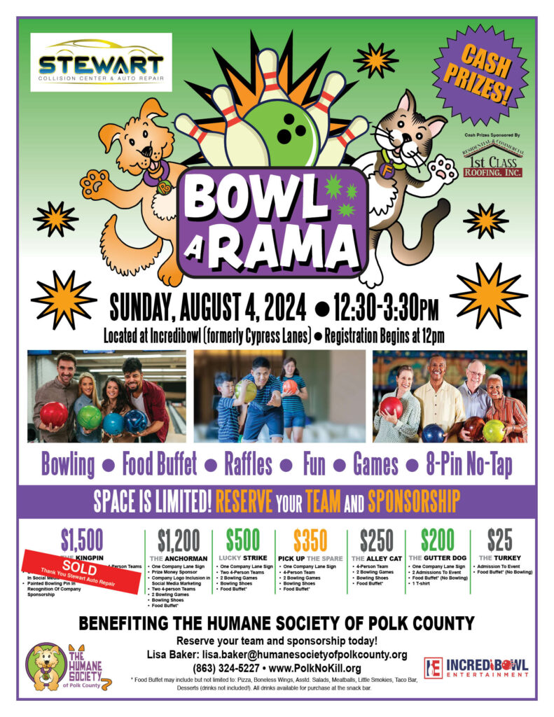 BOWL a RAMA | Humane Society of Polk County